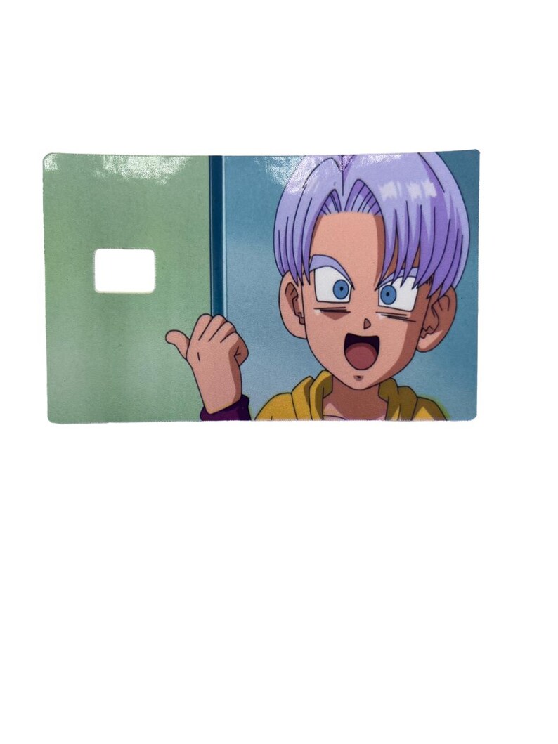 High-quality Dragon Ball Z Kid Trunks Credit Card Skin Sticker Premium ...