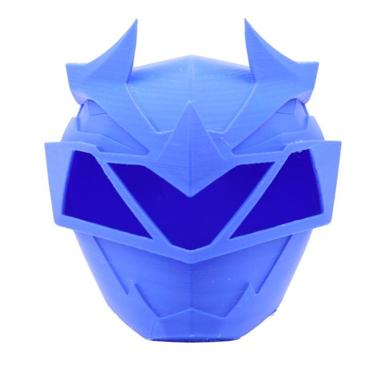 3D Printed Power Rangers Dino Fury Blue Ranger Helmet Kit - Etsy