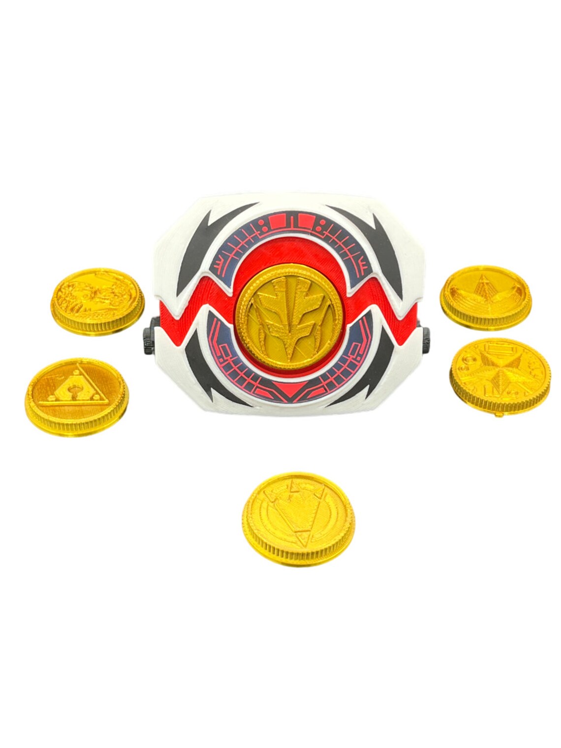 3D Printed Tommy Oliver Master Morpher White Ranger Edition With 6 ...
