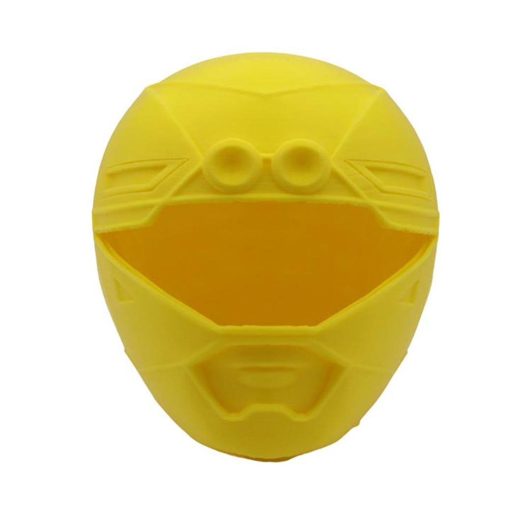 3D Printed Power Rangers Turbo Yellow Ranger Helmet Kit - Etsy