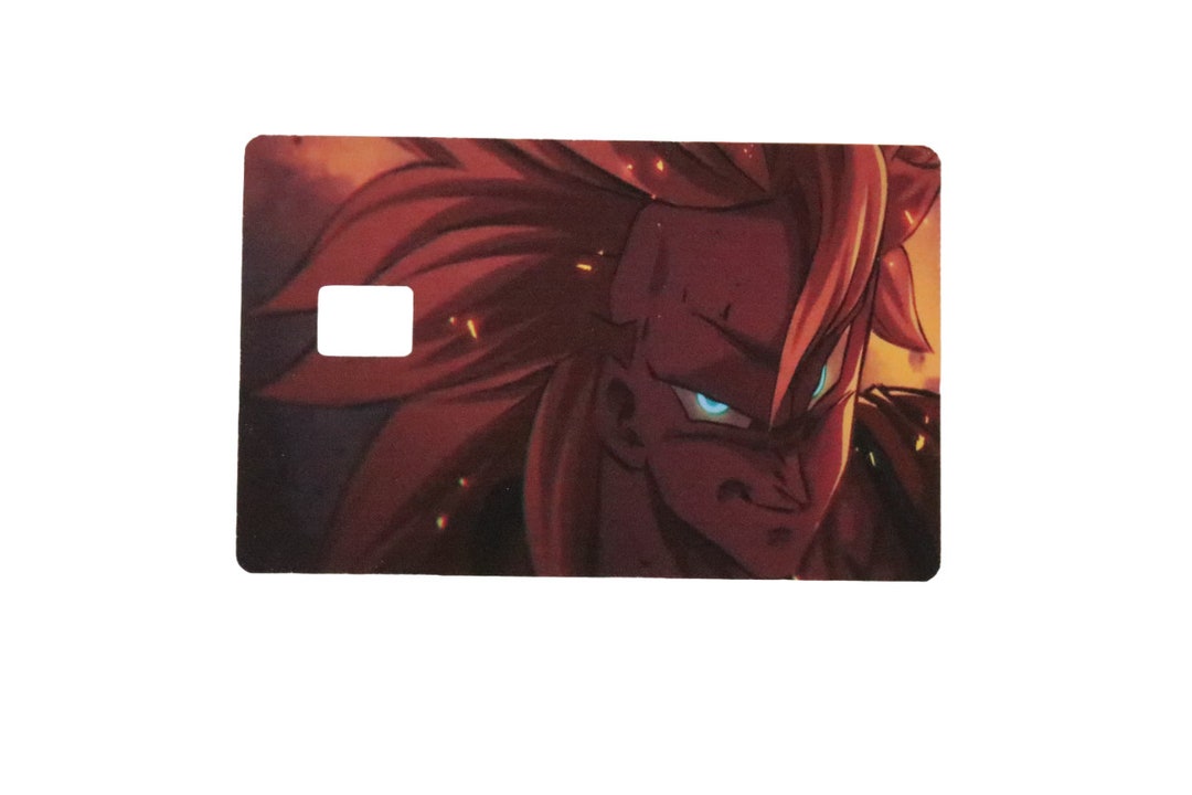 Goku Super Saiyan 3 Credit Card Sticker Precut Vinyl Decal for DBZ Fan ...