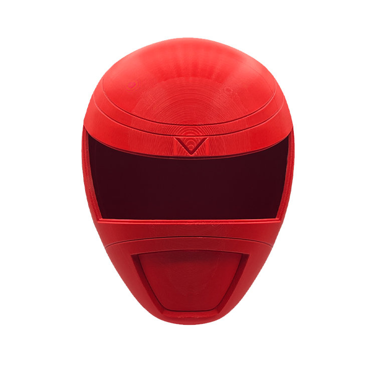 3D Print Power Rangers Red Ranger in Space Helmet Kit - Etsy