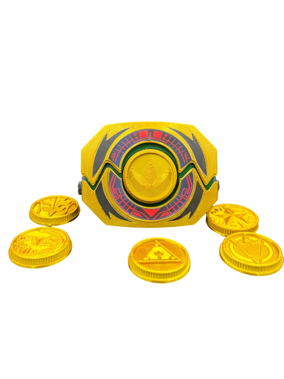 3D Printed Tommy Oliver Master Morpher With 6 Power Coins - Power ...
