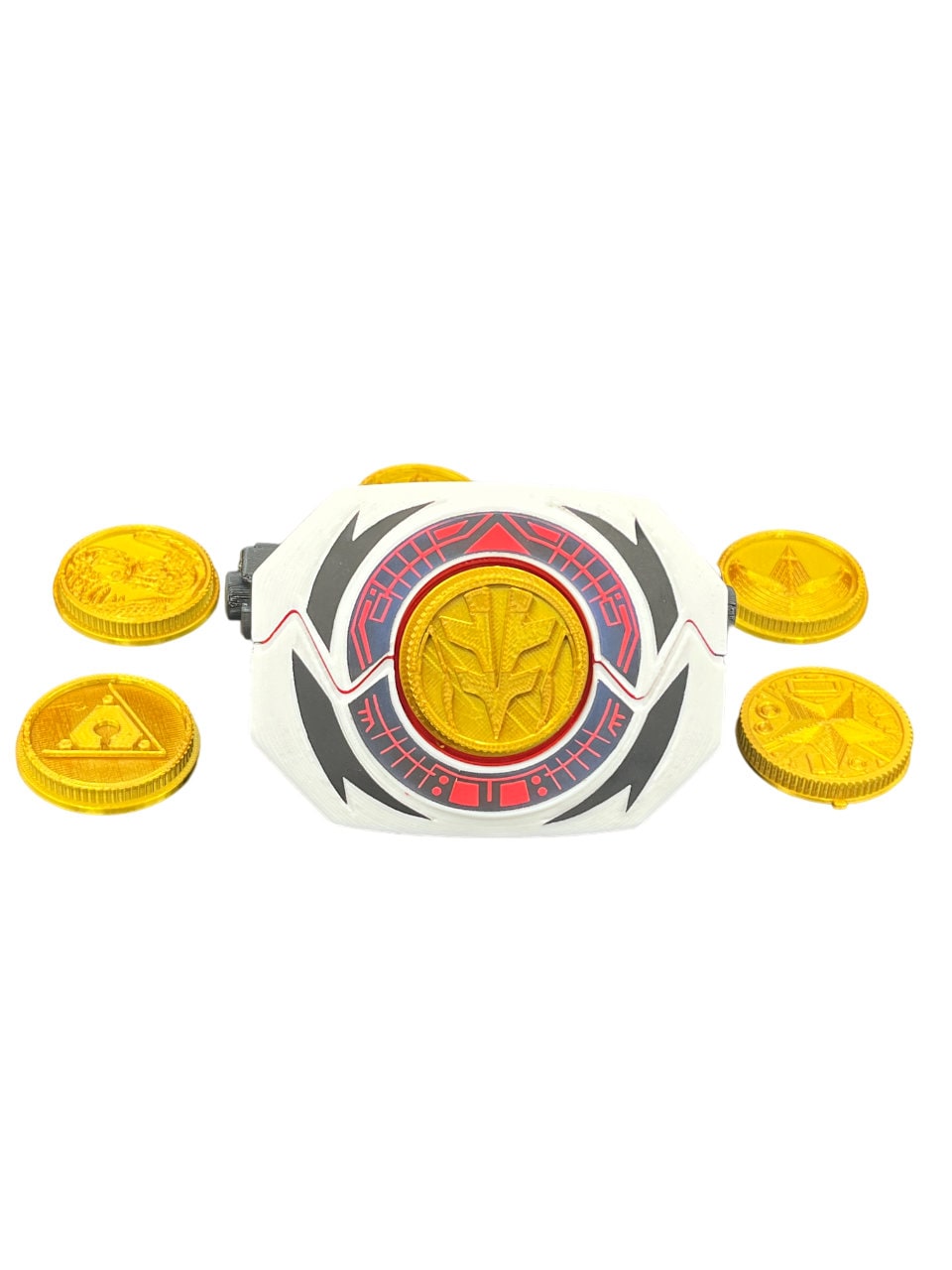 3D Printed Tommy Oliver Master Morpher White Ranger Edition With 6 ...