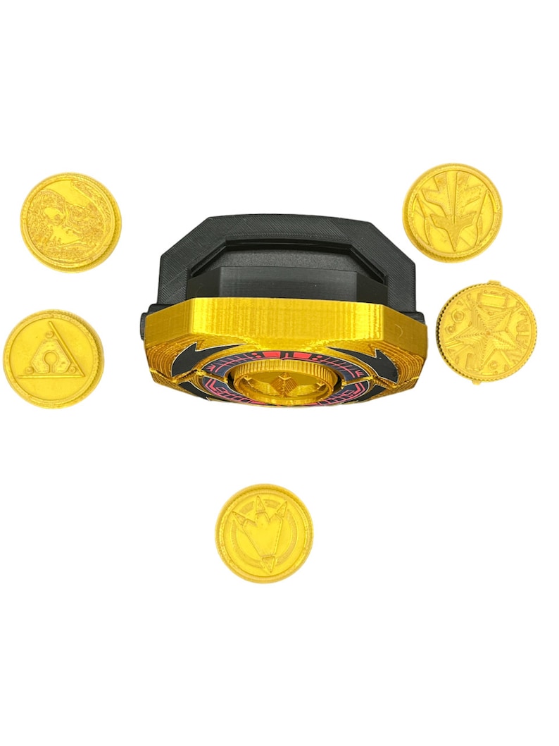 3D Printed Tommy Oliver Master Morpher With 6 Power Coins - Power ...