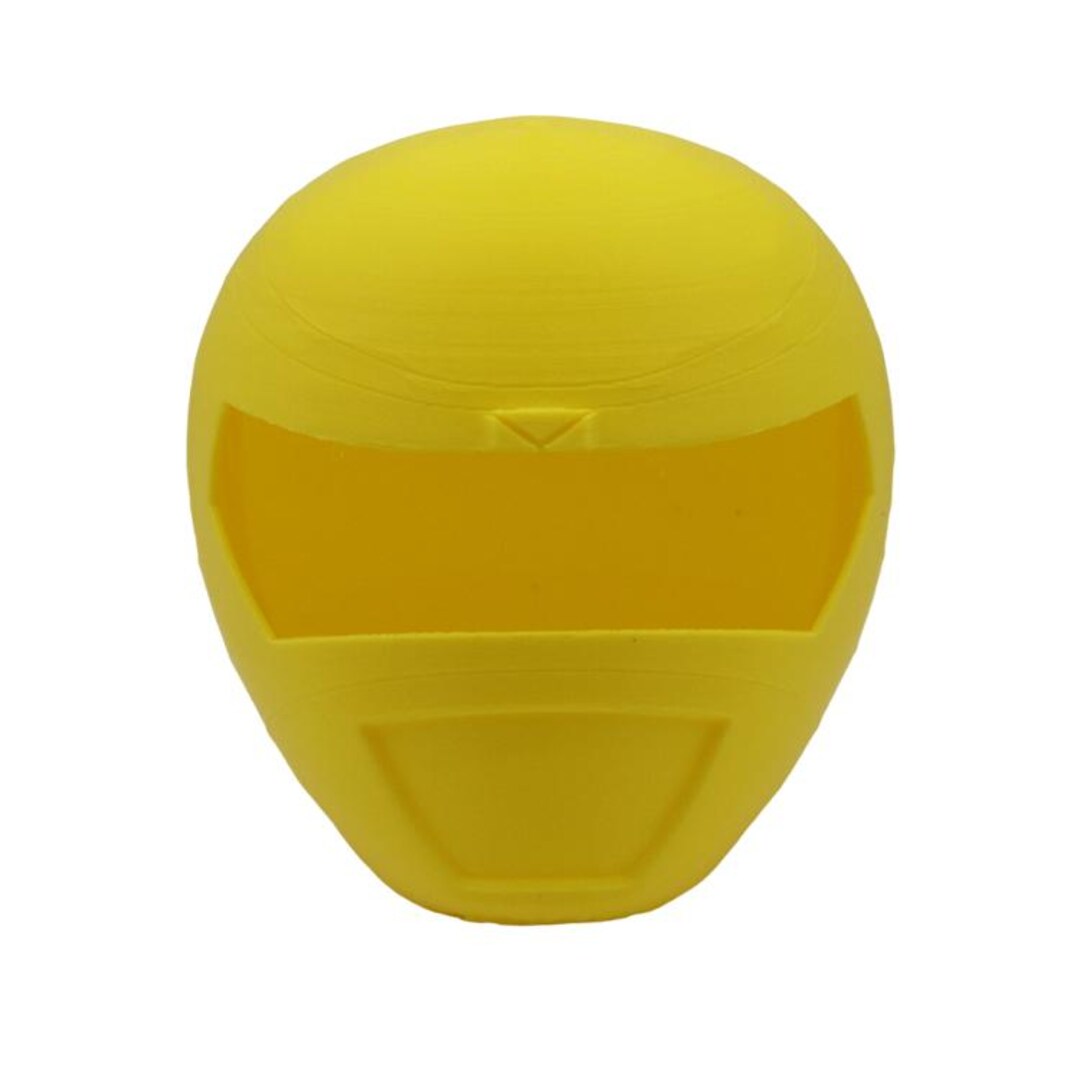 3D Printed Power Rangers in Space Yellow Ranger Helmet Kit - Etsy