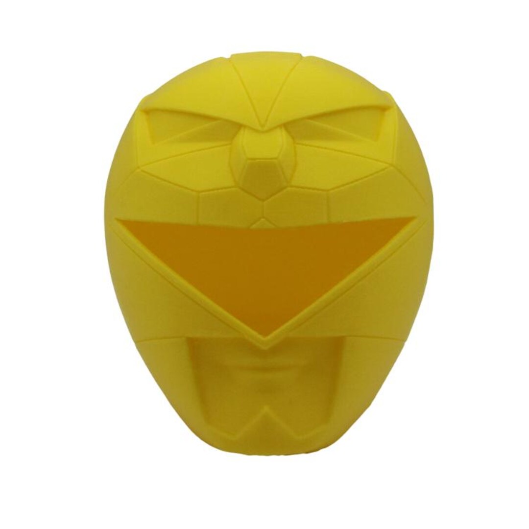 3D Printed Power Rangers Lost Galaxy Yellow Ranger Helmet Kit - Etsy