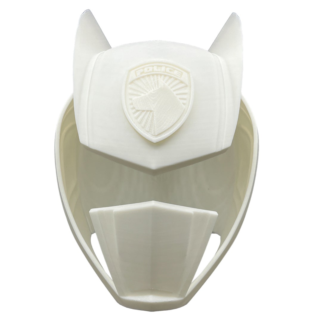 3D Printed Power Rangers Shadow SPD Helmet Kit DIY Cosplay - Etsy