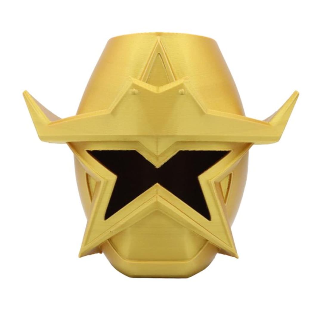 3D Printed Power Ranger Ninja Steel Gold Ranger Helmet Kit – High ...