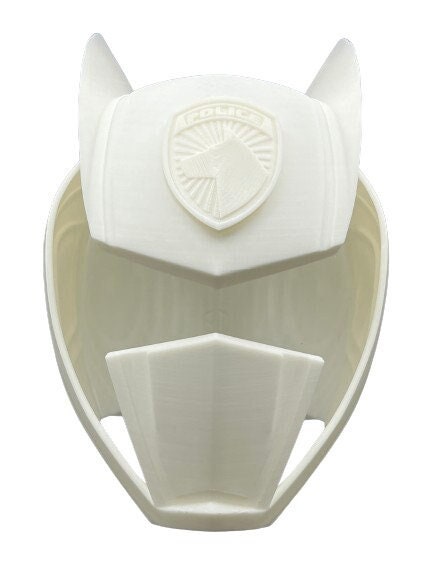 3D Printed Power Rangers Shadow SPD Helmet Kit DIY Cosplay - Etsy