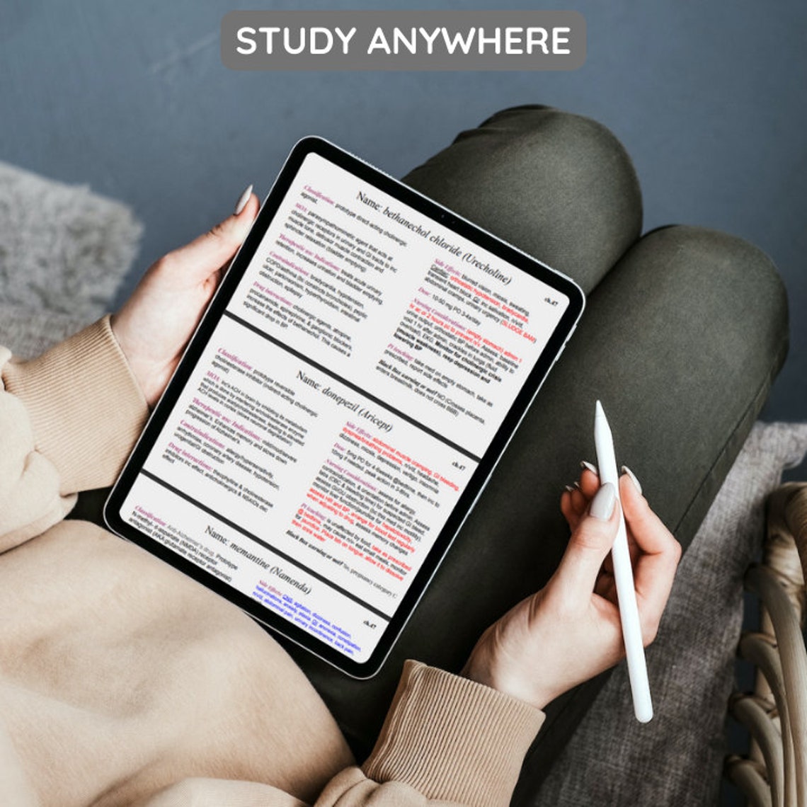 NCLEX Pharmacology Drug Cards for Nursing School Commonly Prescribed ...