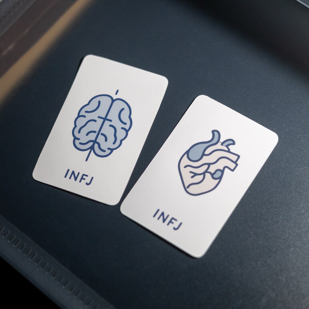 Infj Sticker Card Waterproof Vinyl Sticker for Personality Enthusiasts ...