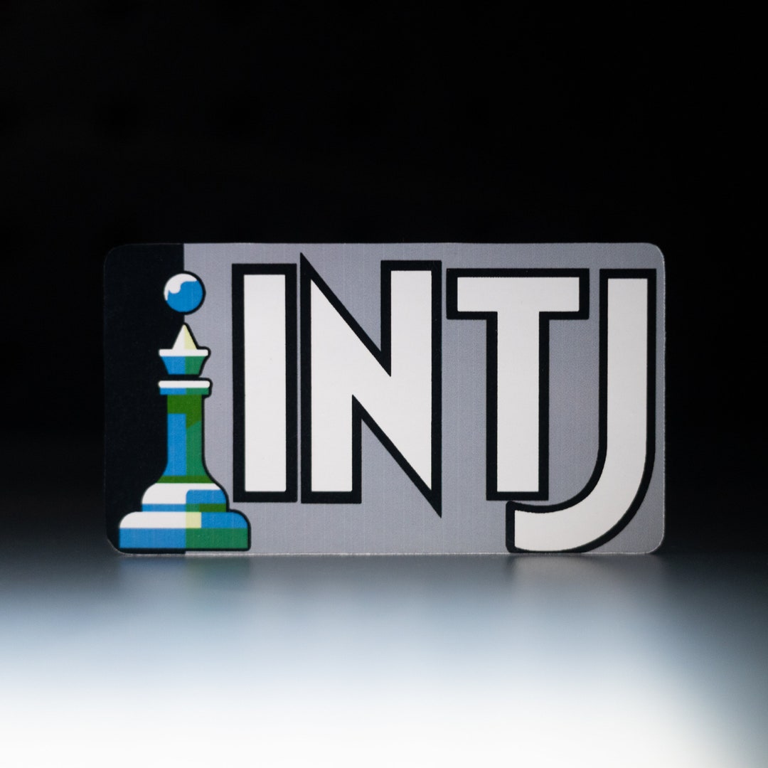 Intj Sticker Arbiter Font Rectangle Waterproof Vinyl Sticker for ...