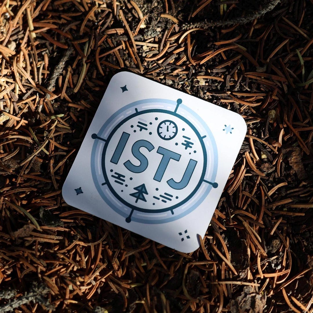 Istj Sticker Symbolic Circle Waterproof Vinyl Sticker for Personality ...