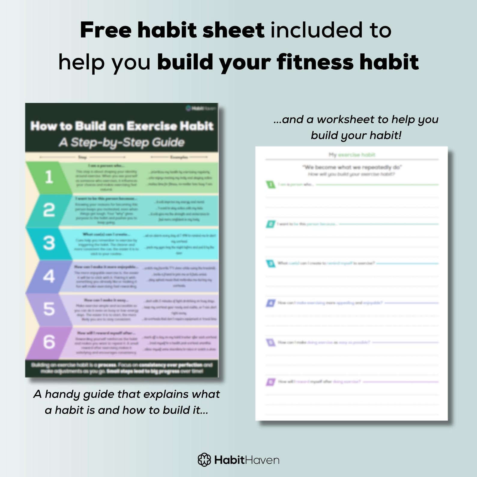 Daily Workout Tracker Printable Exercise Log Journal Fitness Planner - Etsy