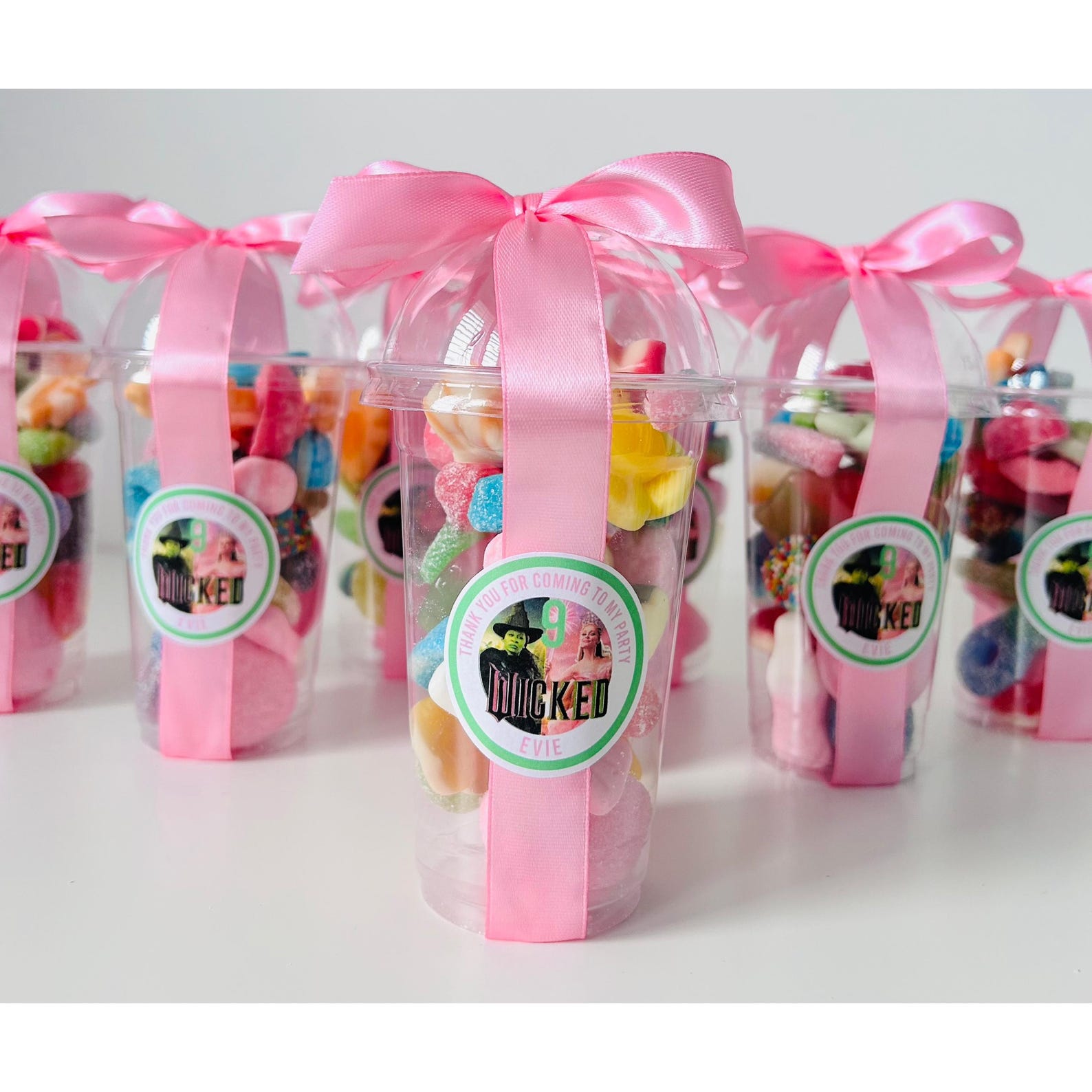 Sweetie Cup, Personalised Sweet Cup, Party Favours With Custom Sticker ...