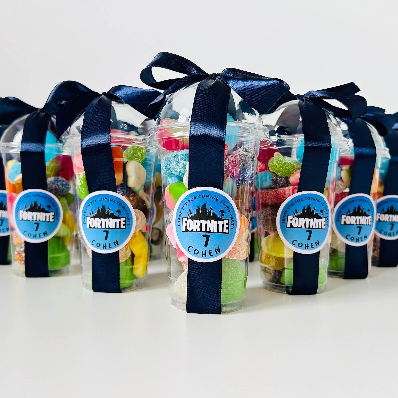 Sweetie Cup, Personalised Sweet Cup, Party Favours With Custom Sticker ...