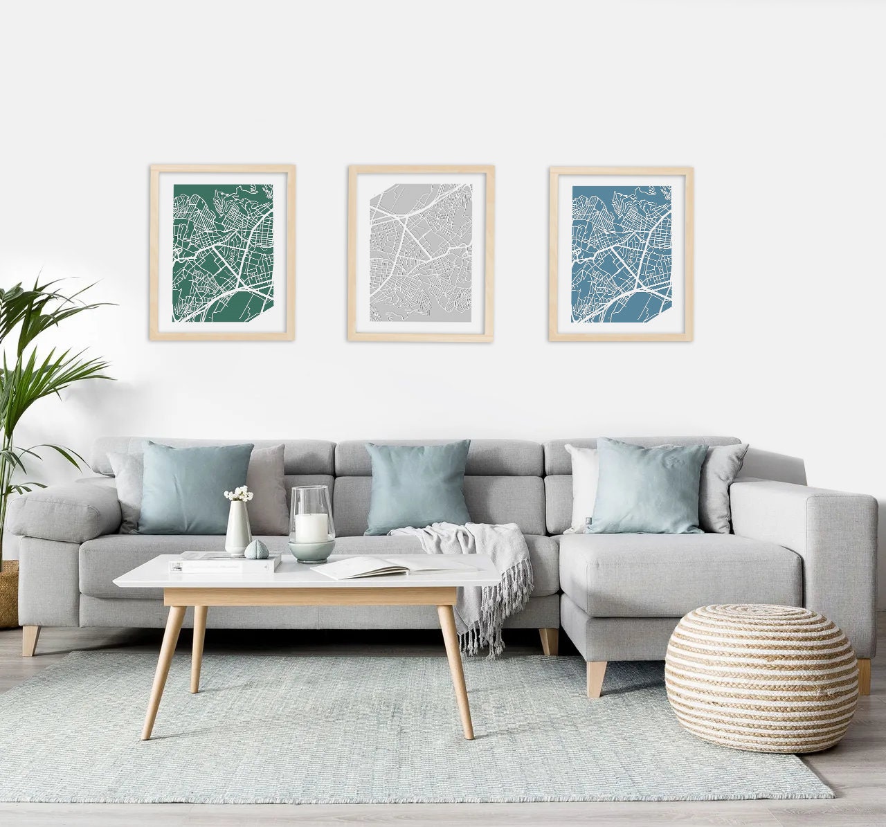 Personalized Laser-cut City Map Custom Geographic Art for Home Decor ...