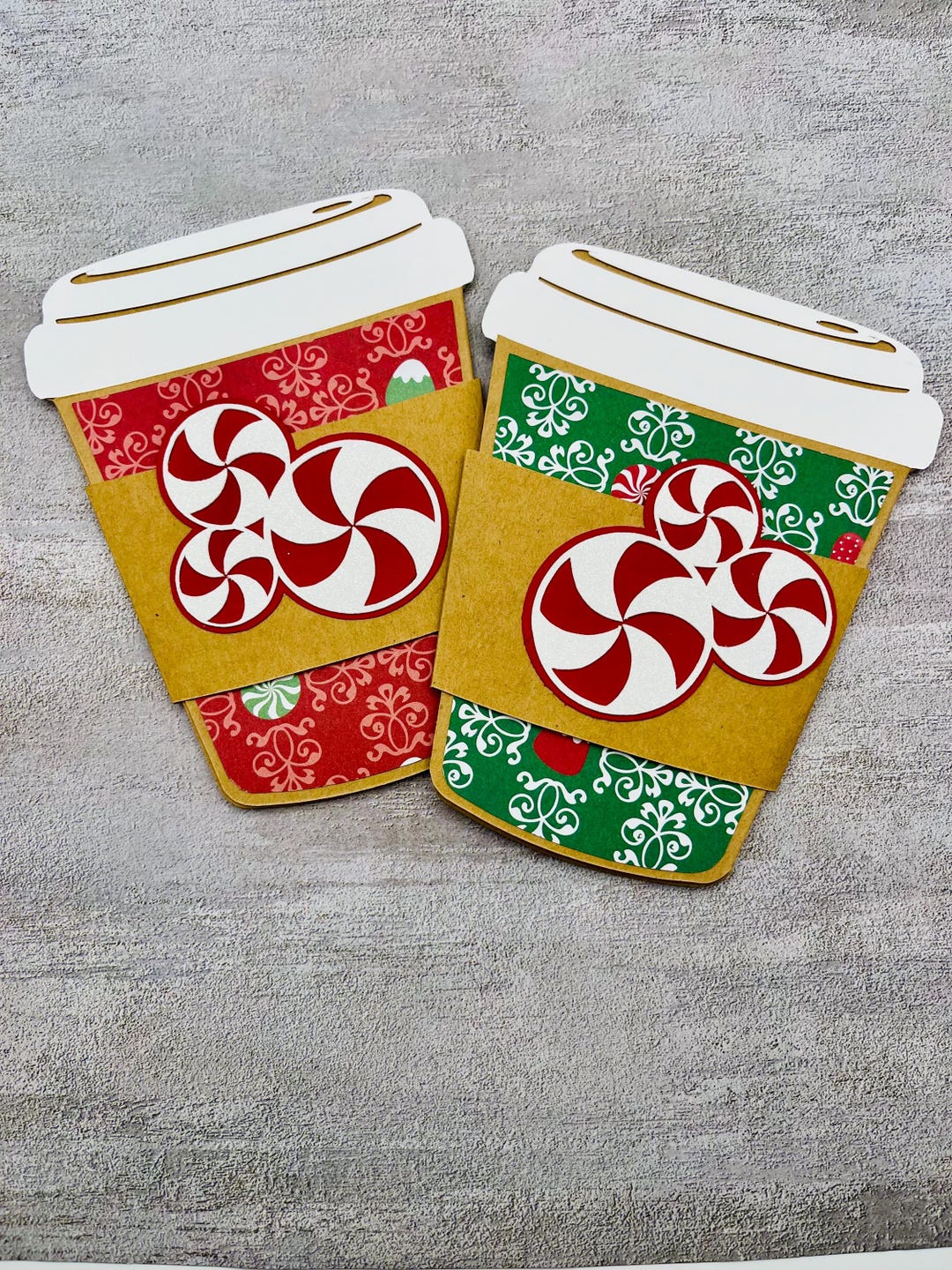 Holiday Candy Coffee Cup Goft Card Holder - Etsy