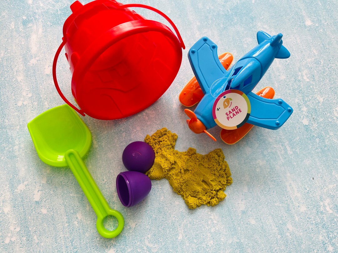 Sandcastle Beach Pail Set With Sensory Sand - Etsy
