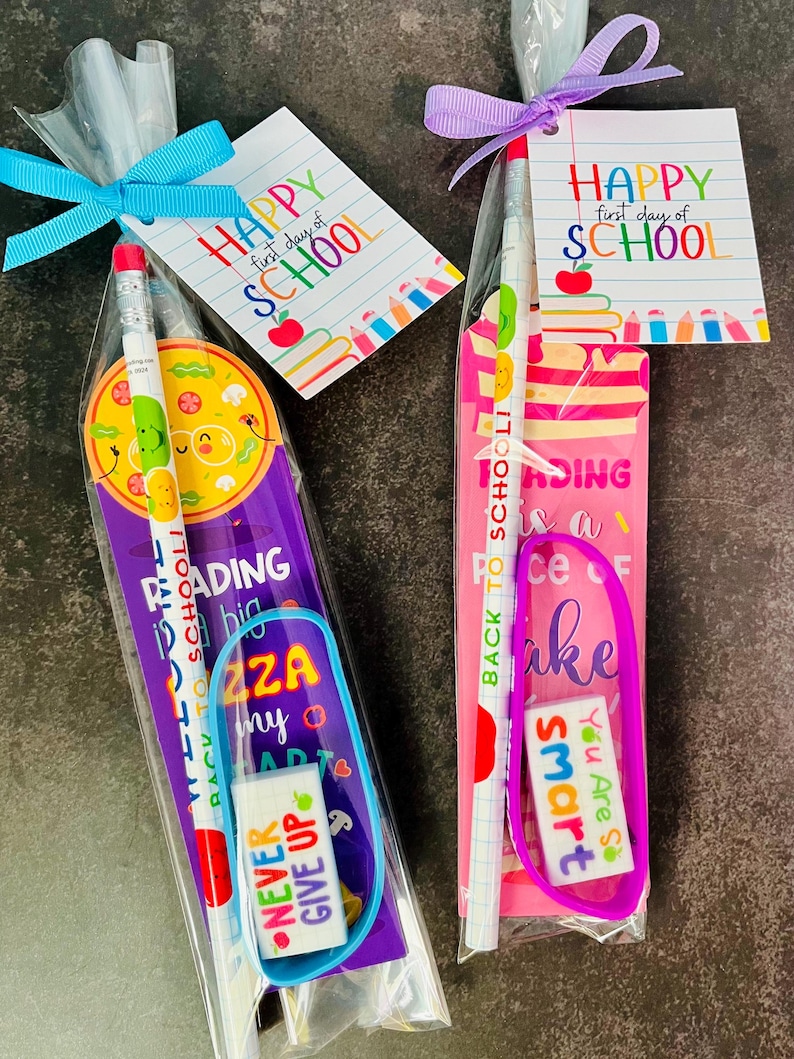 Back to School Bookmark Welcome Set - Etsy