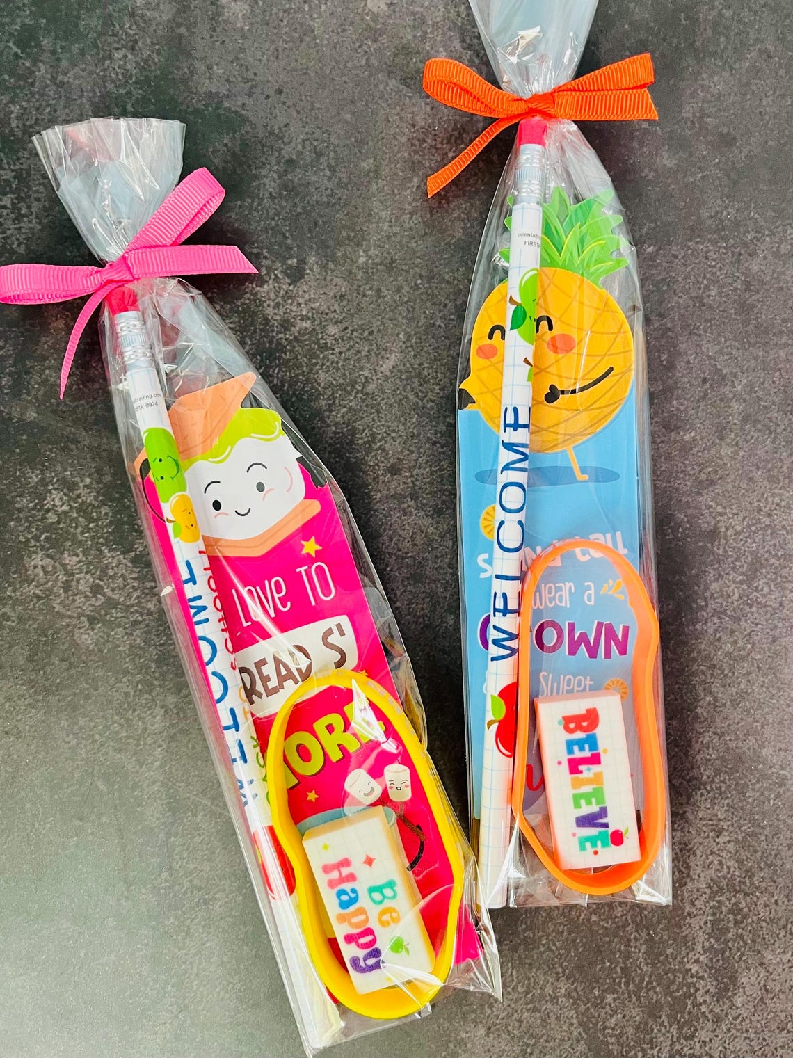 Back to School Bookmark Welcome Set - Etsy