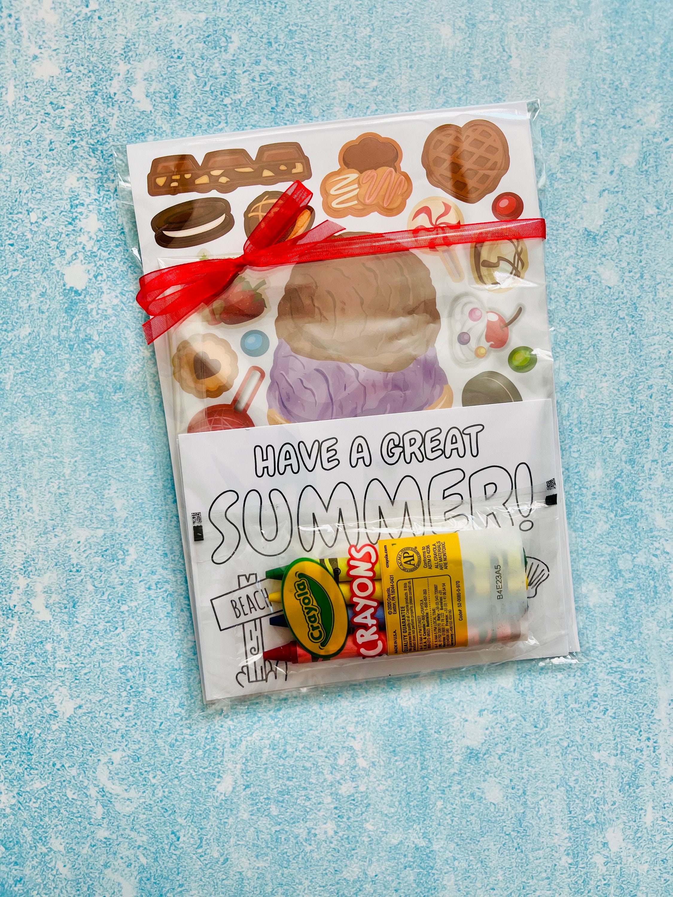 Summer/end of Year Coloring Activity Pack - Etsy
