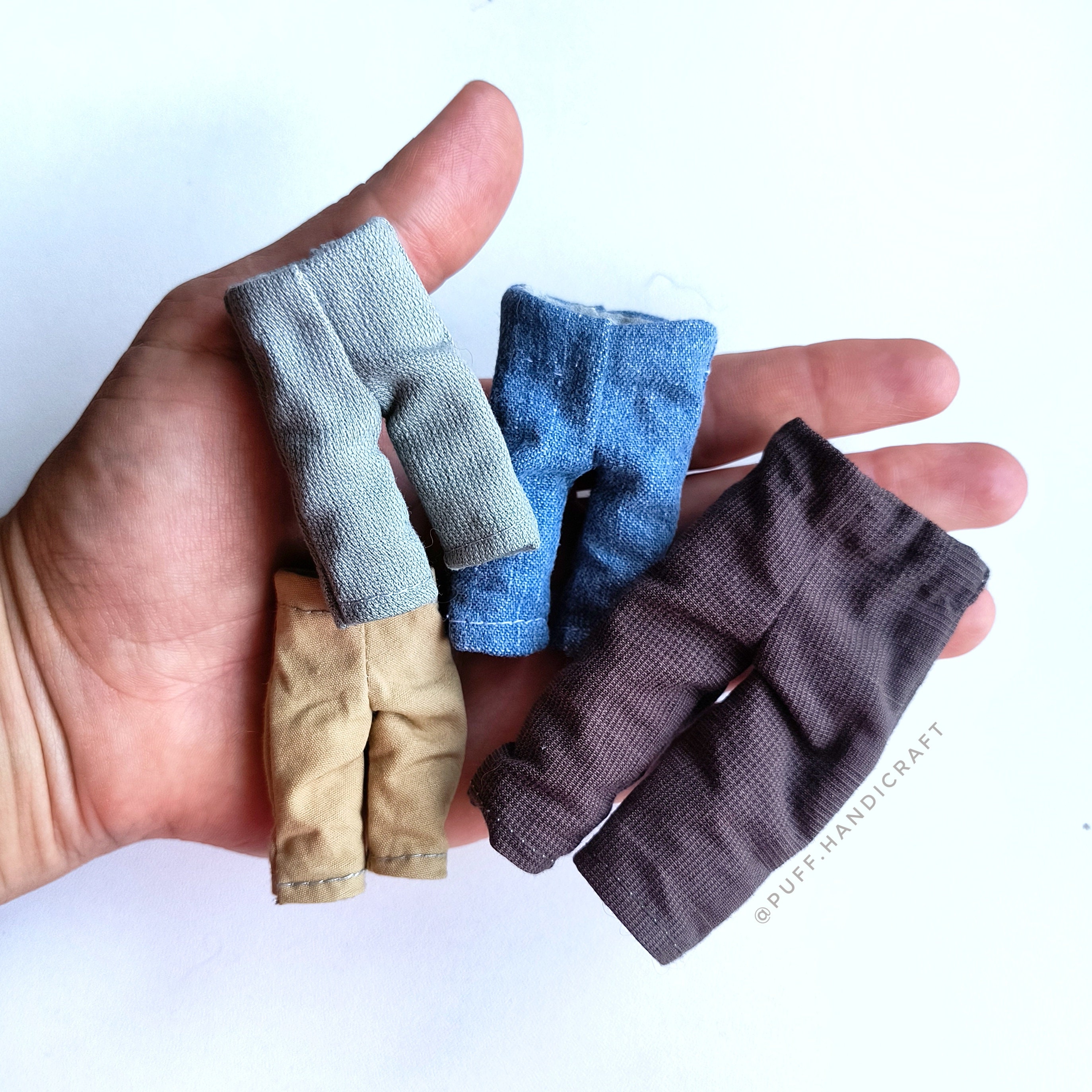 Miniature Doll Clothes Tutorial 5 Sizes: Sweater, Pants, Shoes (PDF ...