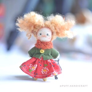 Miniature Doll PDF Pattern & Video Tutorial, 3" Pocket Doll Brooch - Etsy