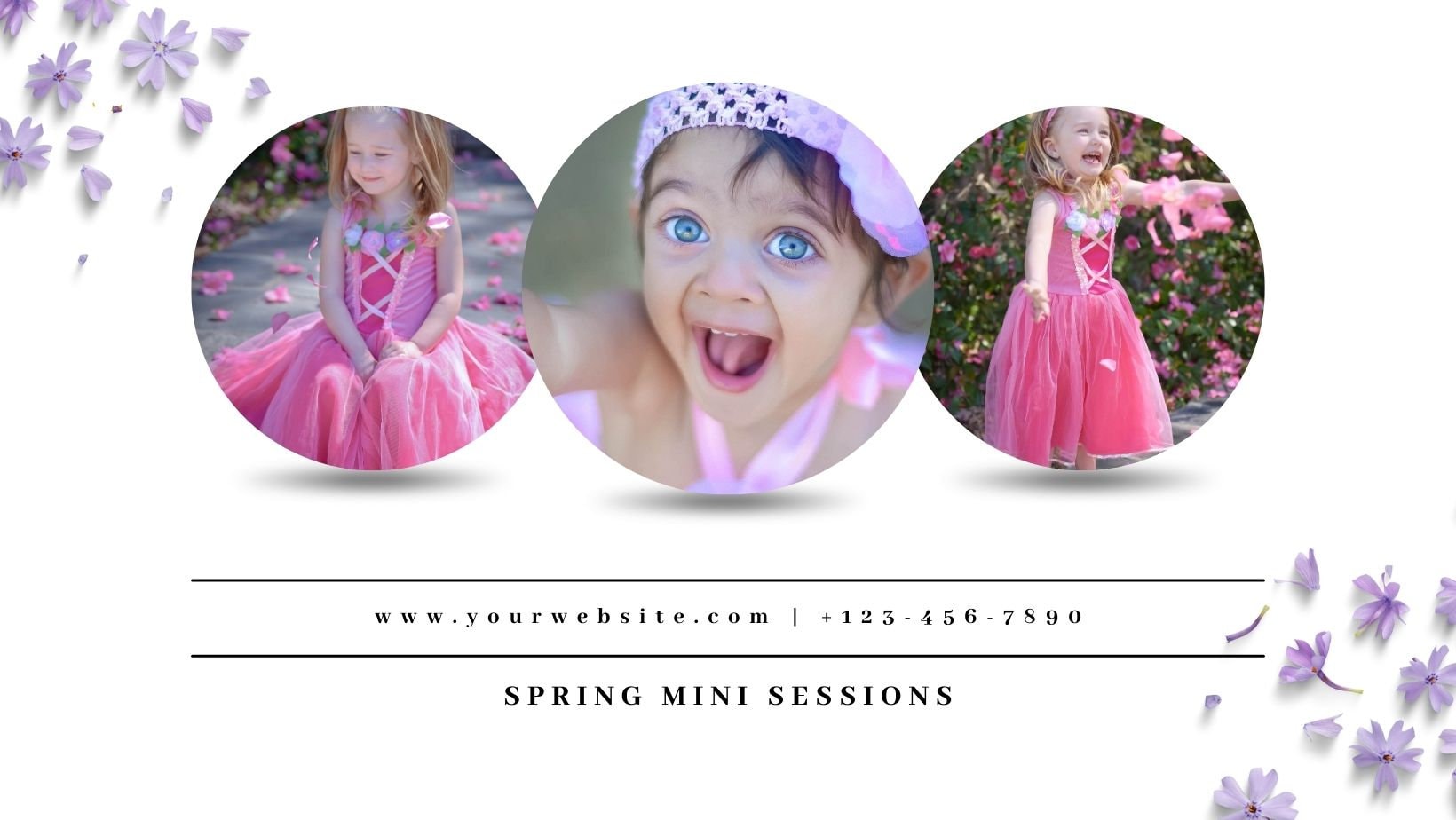 Facebook Cover Template for Mini Sessions With Canva - Etsy