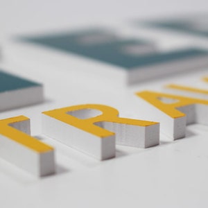 Individual Letters | PVC Letters for Decor | Matte Dimensional Letters ...