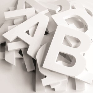 Individual Letters | PVC Letters for Decor | Matte Dimensional Letters ...
