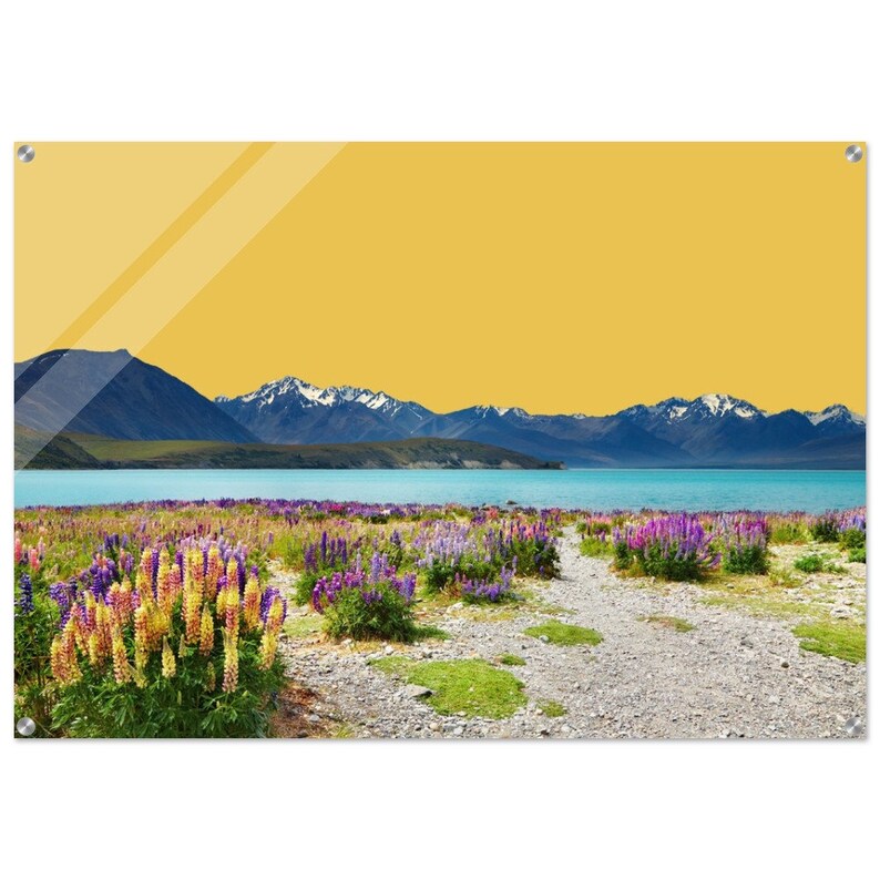 Lake Tekapo New Zealand on Acrylic Print - Etsy
