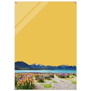 Lake Tekapo New Zealand on Acrylic Print - Etsy