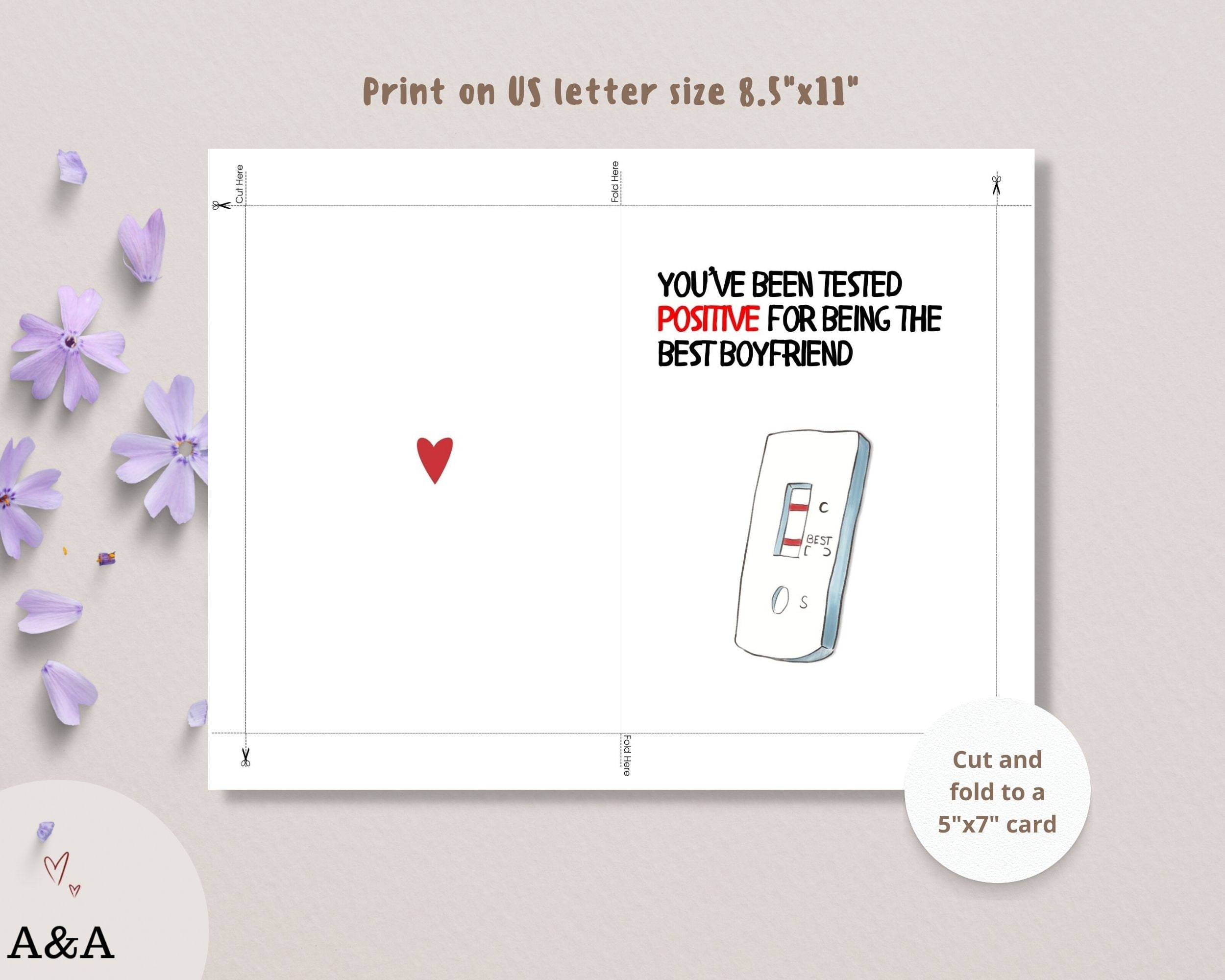 Funny Birthday Card for Boyfriend Birthday Gift for Him Digital ...