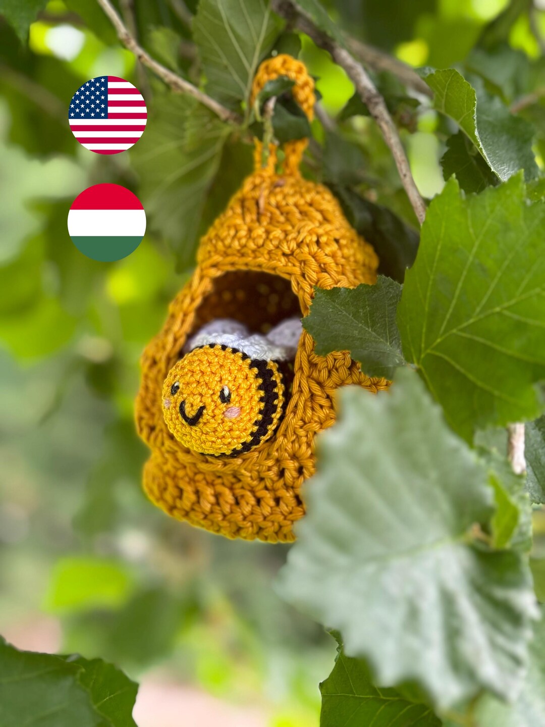 Bees in the Beehive Crochet Pattern | Mini Amigurumi Bees | Beginner ...