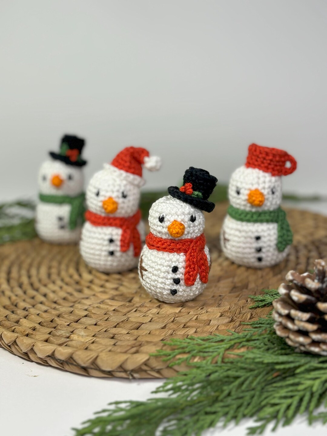 Little Snowman Crochet Pattern | Mini Amigurumi Snowman | Beginner ...