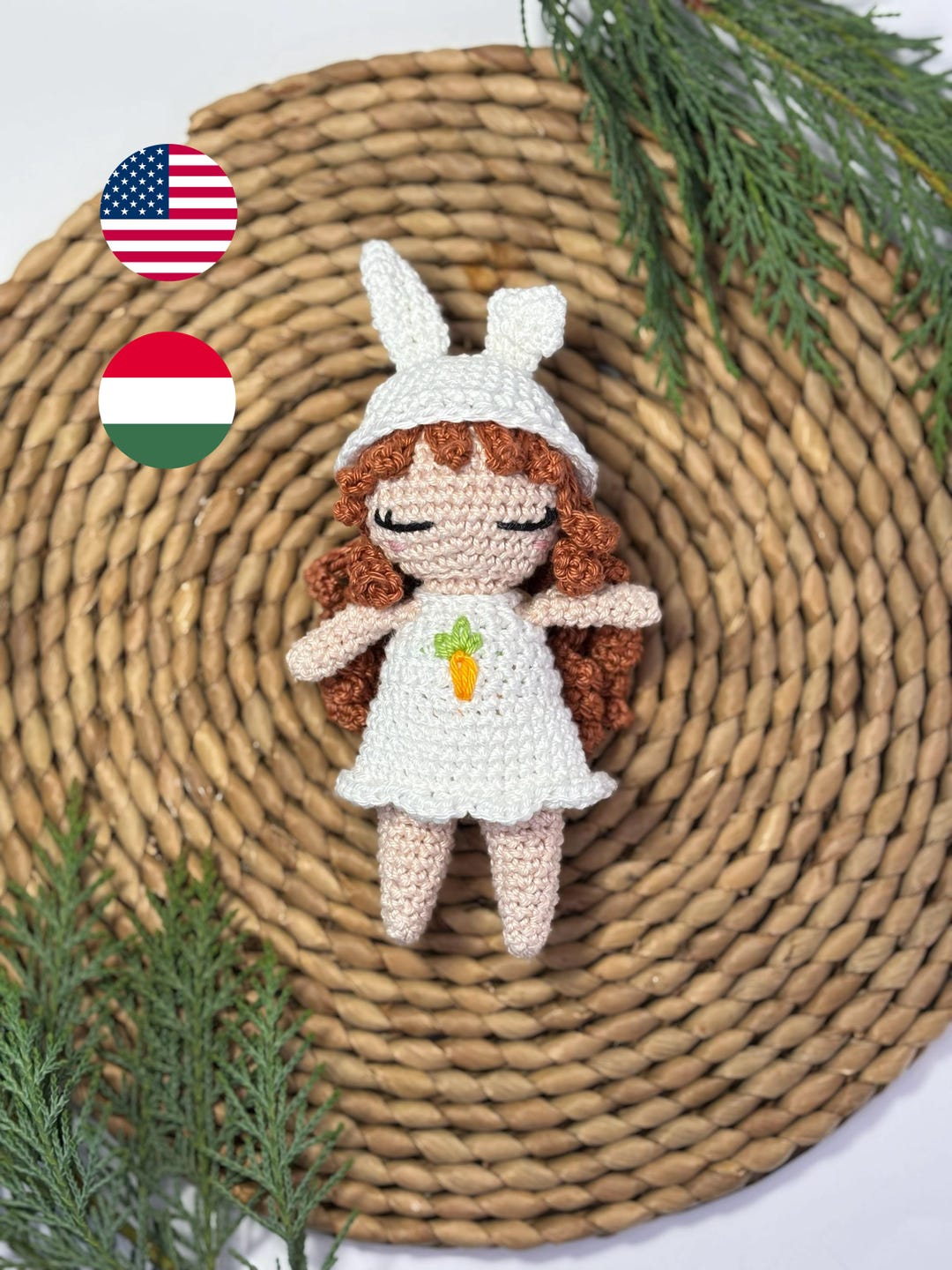 Fluffy the Bunny Faerie Crochet Pattern | Easter Amigurumi PDF Toy ...