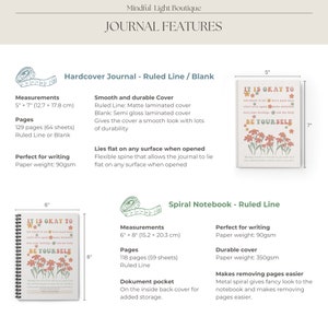 Therapy Office Journal It is Okay to Be Yourself | Hardcover or Spiral ...