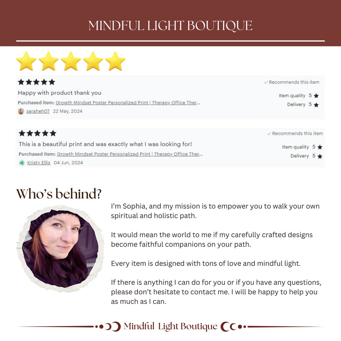 POSITIVE AURA POSTER Set 3 With Affirmations Great Gift for Therapy ...