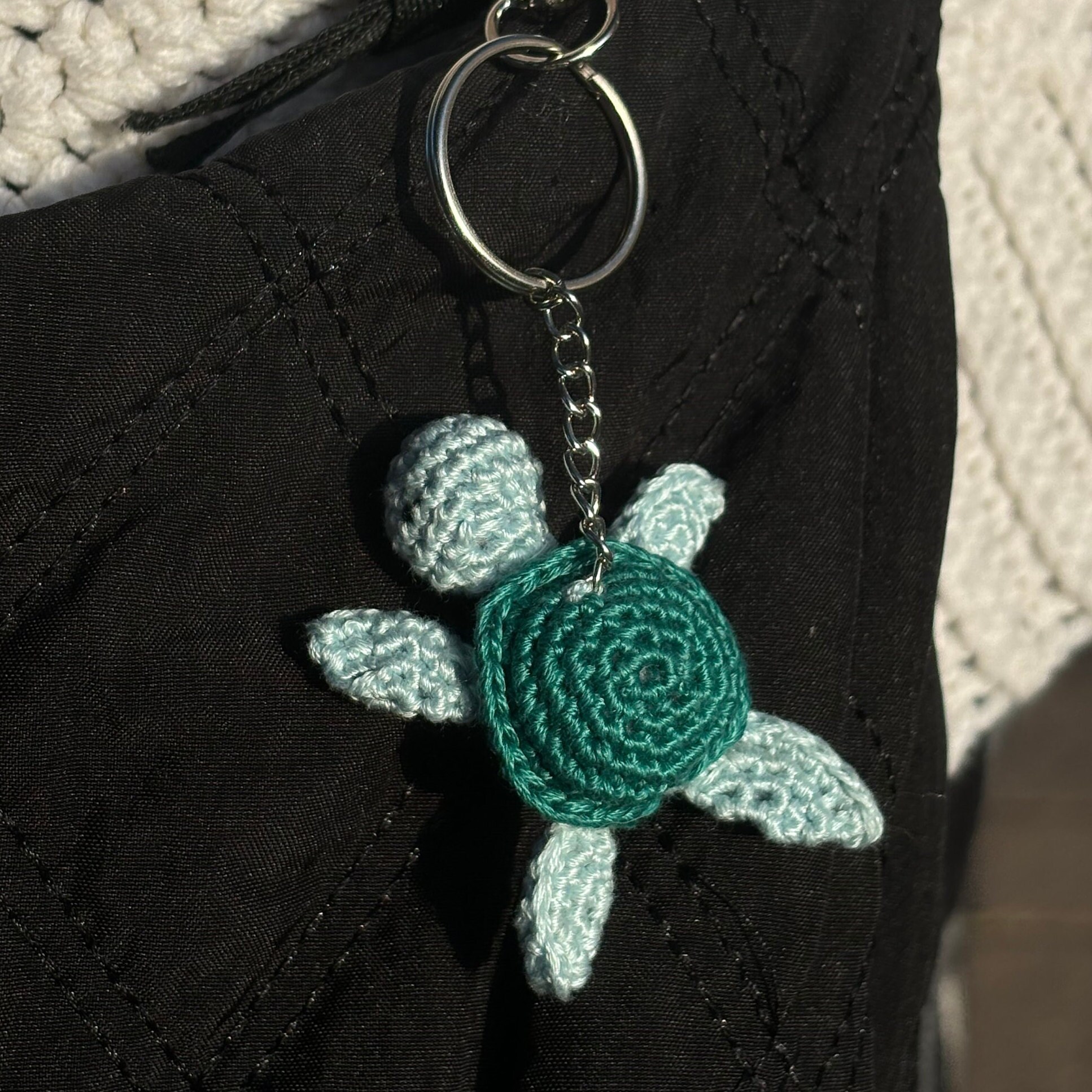 Crochet Sea Turtle Keychain Handmade Amigurumi Cute Bag Charm - Etsy
