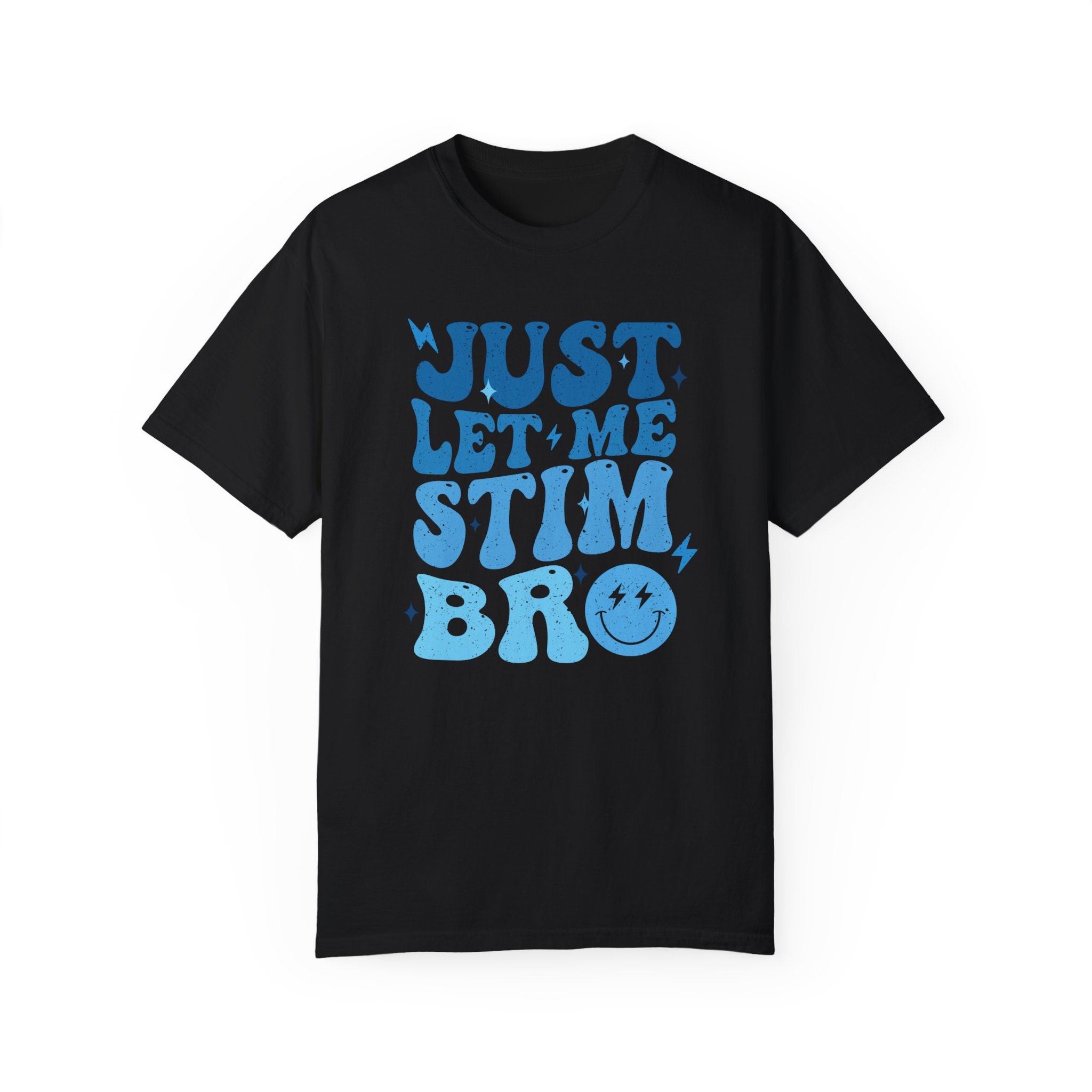 Retro Just Let Me Stim Bro Shirt, Retro Women Shirt, Autism Awareness ...
