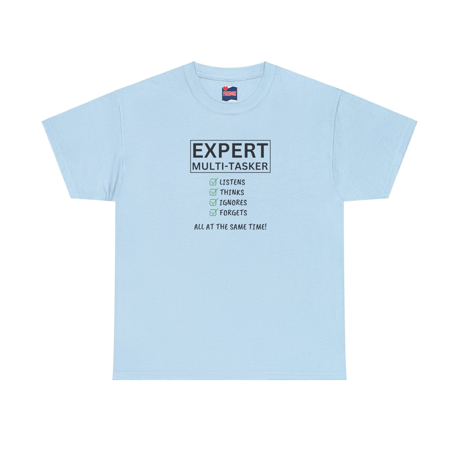 Expert Multi-tasker, Sarcastic Quote T Shirt: Silly, Funny Crewneck ...