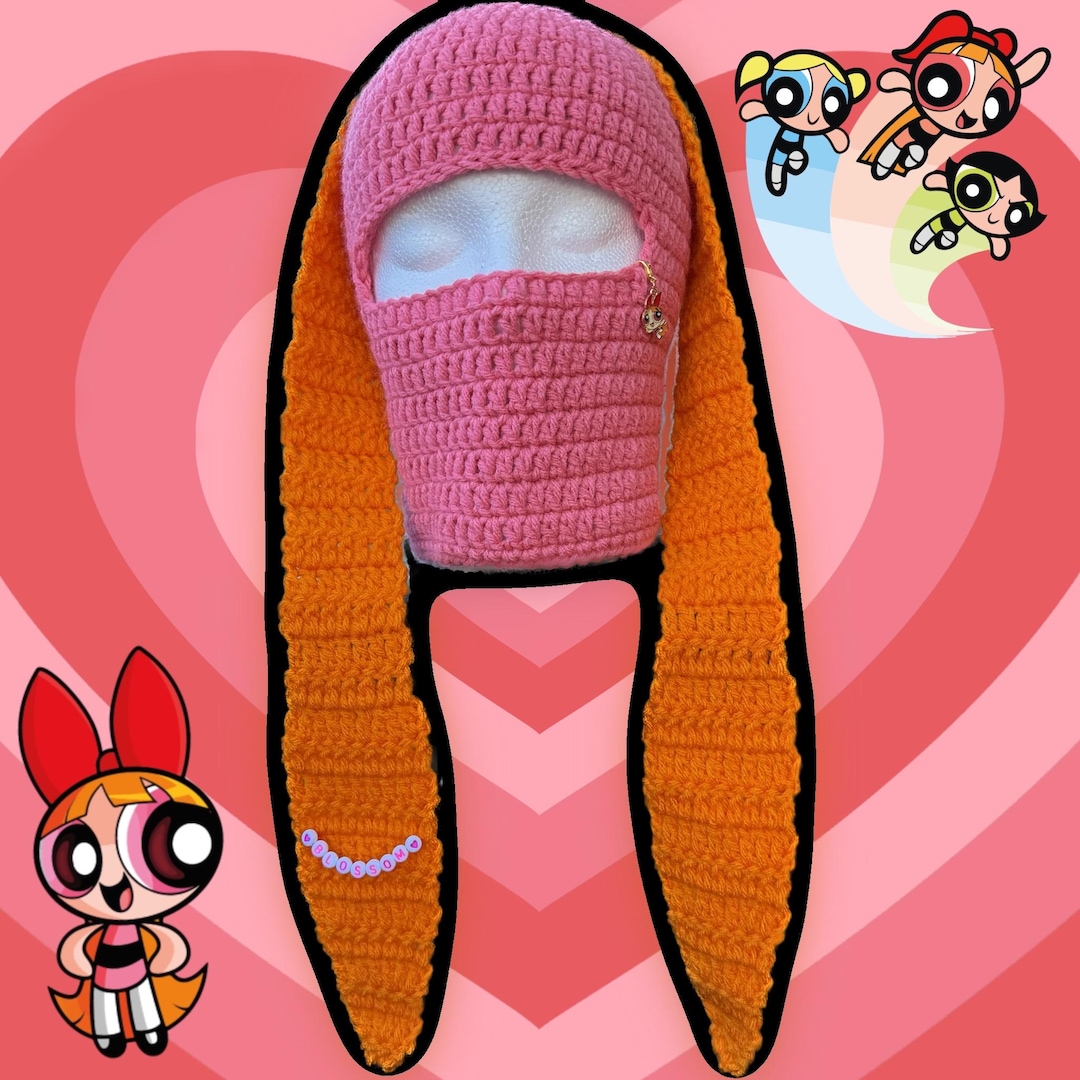 Bunny Ear Ski Mask - Powerpuff Girls - Etsy