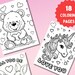 Valentines Day Coloring Pages, Children's Coloring Pages, Downloadable ...