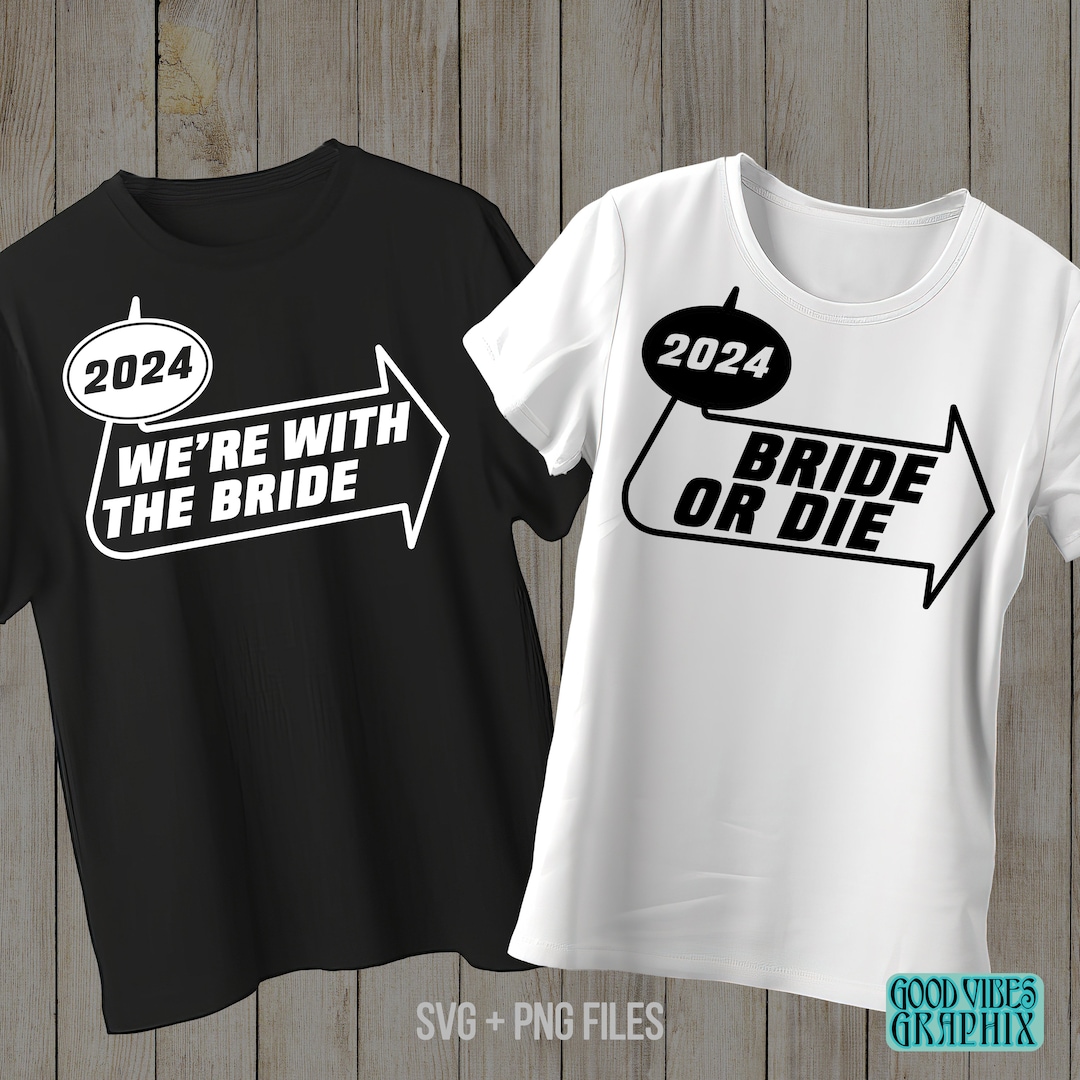 Bride or Die Bachelorette Party SVG and PNG Files Emo Punk Pop ...