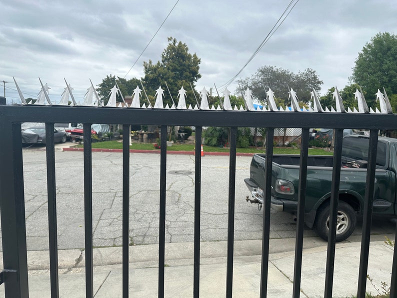 Stainless Steel Anti-climb Fence Spikes | Security Fence Topper, 50 ...