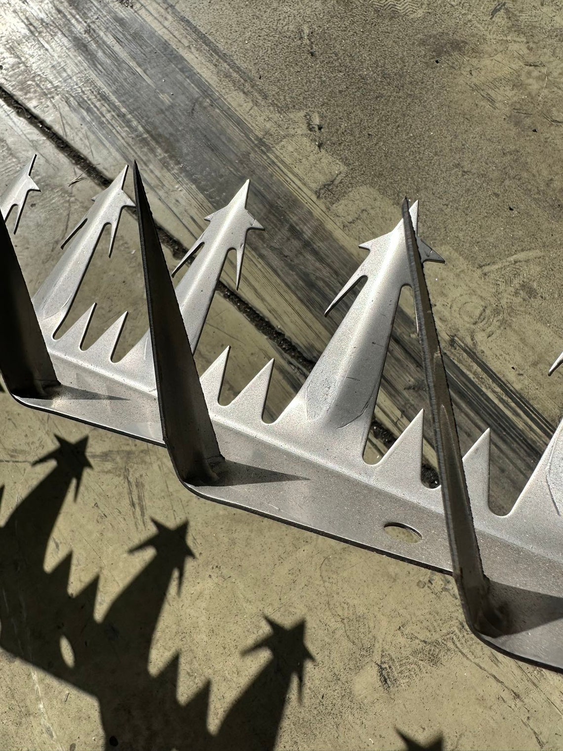 Stainless Steel Anti-climb Fence Spikes | Security Fence Topper, 50 ...