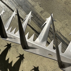 Stainless Steel Anti-climb Fence Spikes | Security Fence Topper, 50 ...