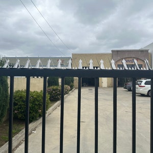 Stainless Steel Anti-climb Fence Spikes | Security Fence Topper, 50 ...